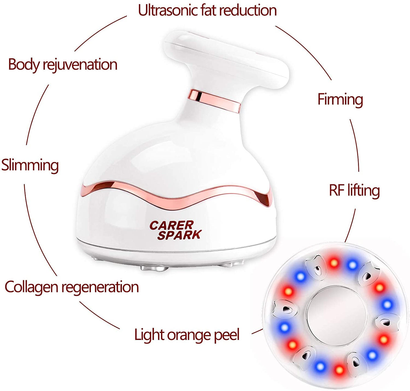 Ultrasonic Body Slimming Burner Massager With EMS RF For Weight Loss ...